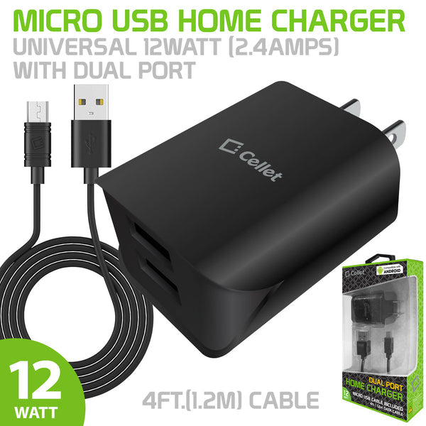 Micro USB Home Charger, - EZ CELL INC