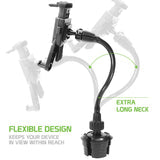 Cellet - Heavy Duty Tablet Mount, Cup Holder Mount with Flexible ...